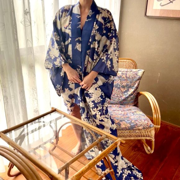 Vintage | Kimonos & Yukatas | 95s Japanese Summer Yukata Kimono | Poshmark